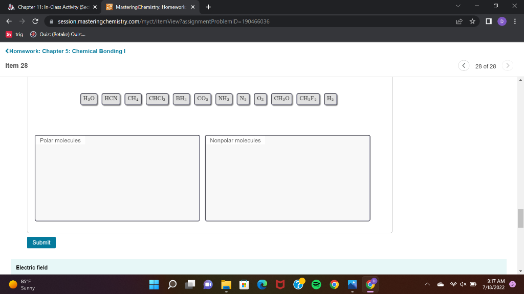 Solved Whapter 11: In-Class Activity (Sec × G | Chegg.com