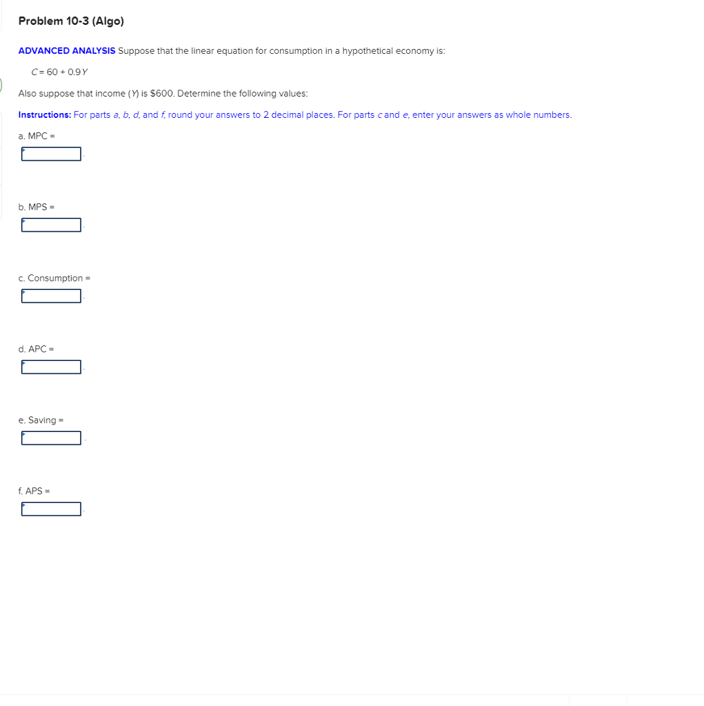 Solved Problem 10-3 (Algo) ADVANCED ANALYSIS Suppose that | Chegg.com