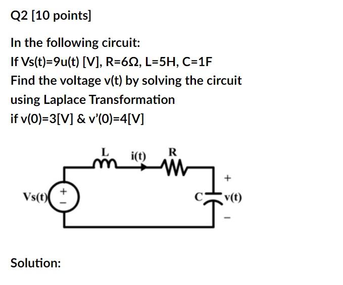 Solved Q2 [10 points) In the following circuit: If | Chegg.com