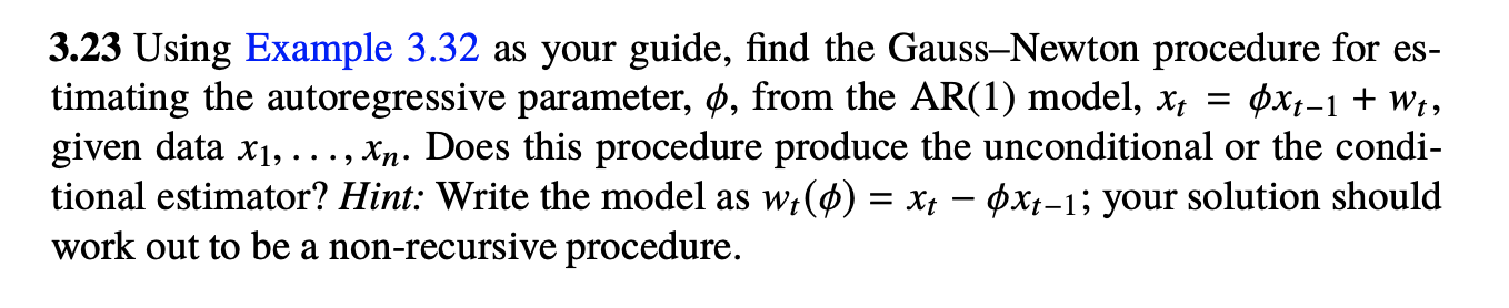 Solved 3.23 Using Example 3.32 as your guide, find the | Chegg.com