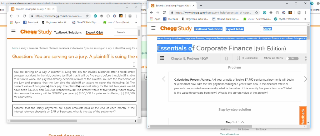 Solved When do you use EAR and when do you use APR in the | Chegg.com