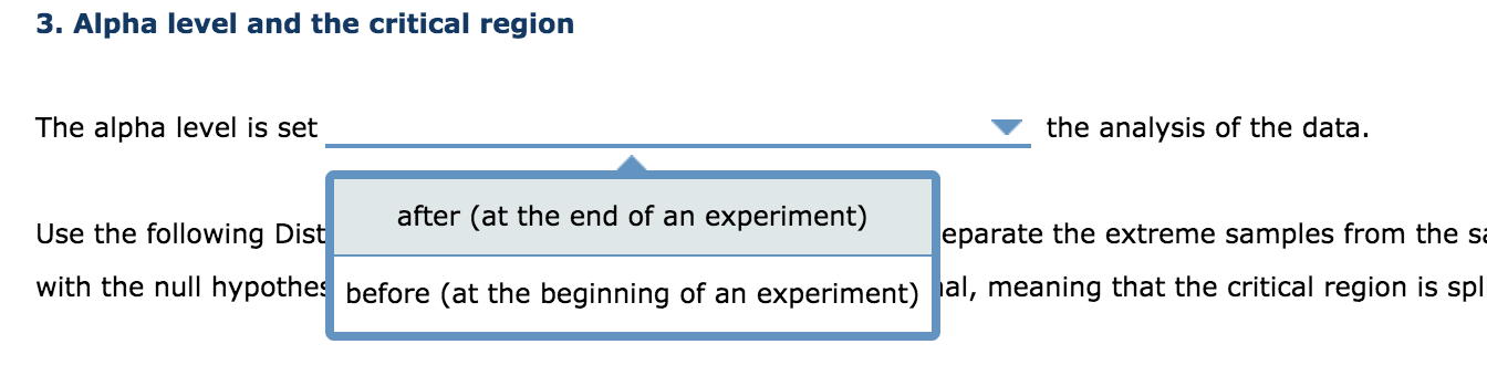 3. Alpha level and the critical region The alpha | Chegg.com