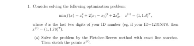 I need help solving given optimization problem. | Chegg.com I need help solving given optimization problem. | Chegg.com