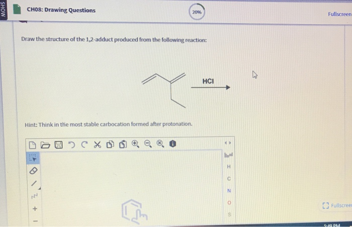 Solved 80% CHO8: Drawing Questions2 DO19.22 Draw the | Chegg.com