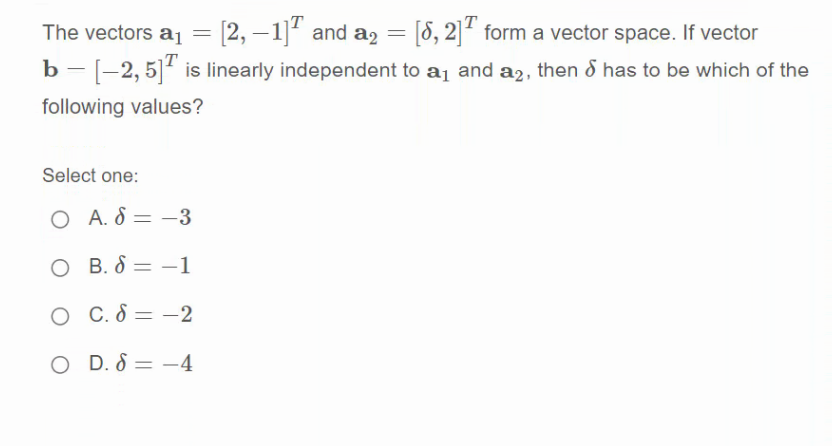 Solved The vectors a = [2,-1" and a2 = [8, 2] + form a | Chegg.com