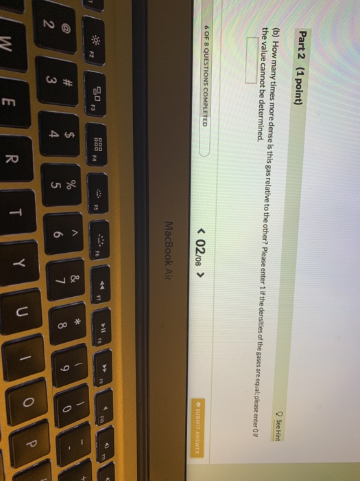 Solved Part 2 (1 point) See Hint (b) How many times more | Chegg.com