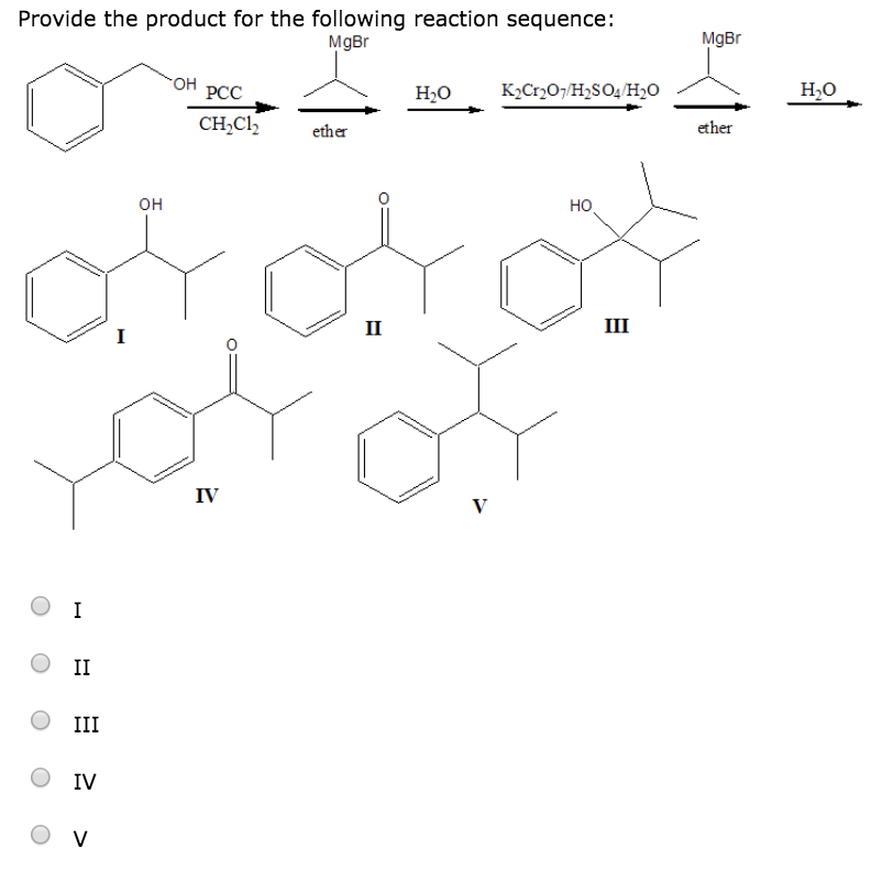 Solved Provide the product for the following reaction | Chegg.com