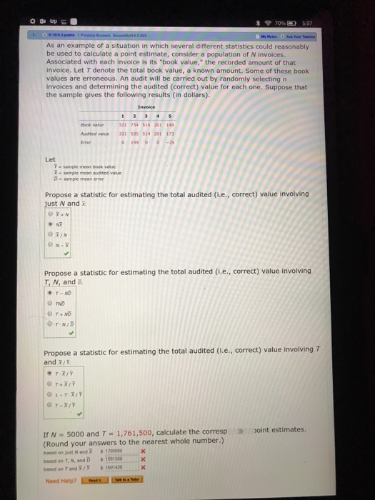 Solved *令70%目5:37 As an example of a situation in which | Chegg.com