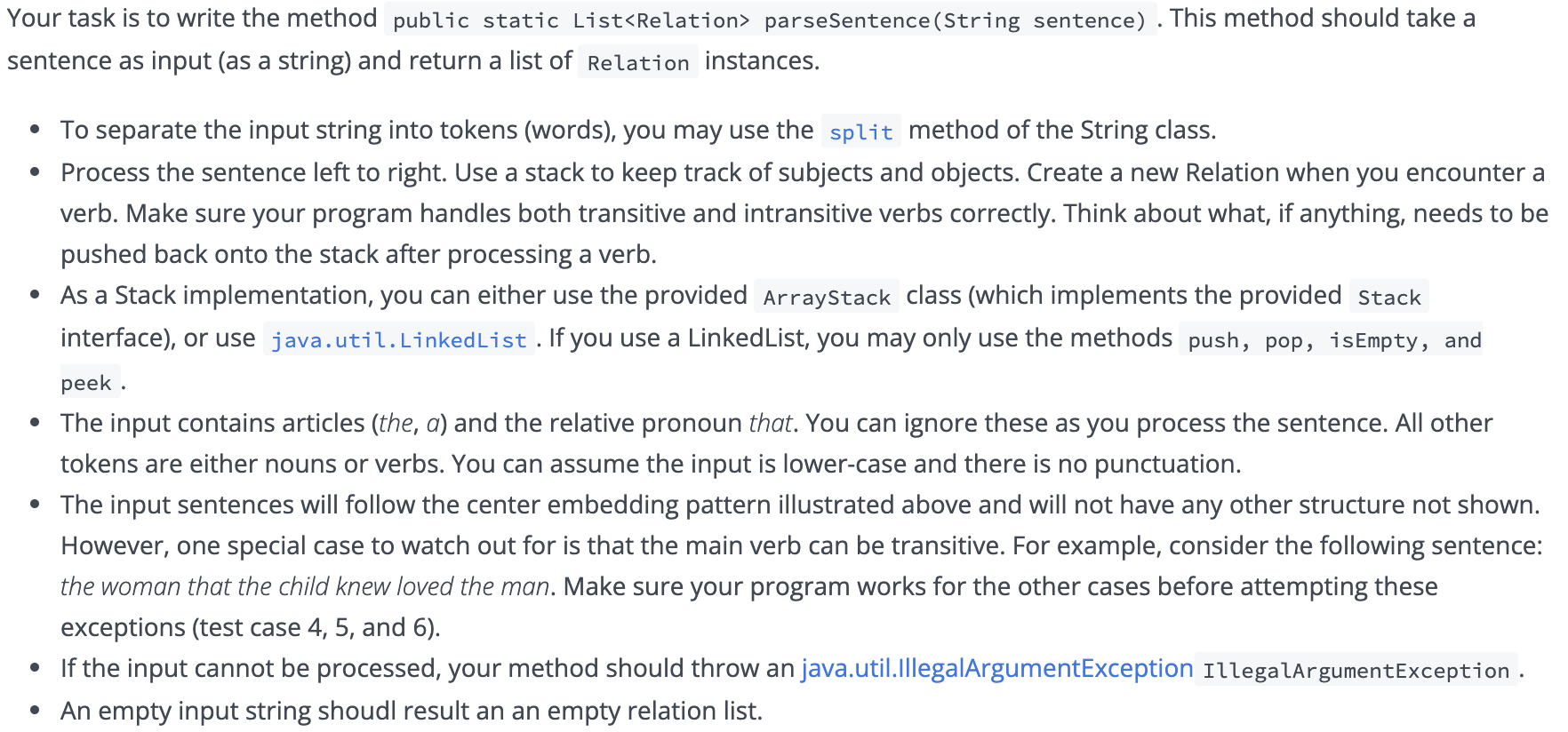import java.util.LinkedList; import java.util.List; | Chegg.com