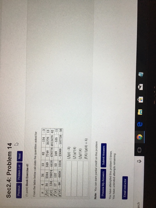 Solved Sec2.4: Problem 14 Previous Problem ListNex (1 point) | Chegg.com