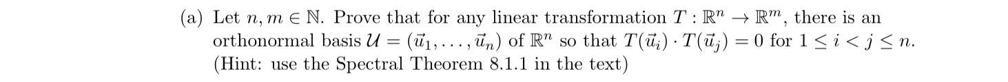 Solved Can you please help me use the spectral theorem | Chegg.com