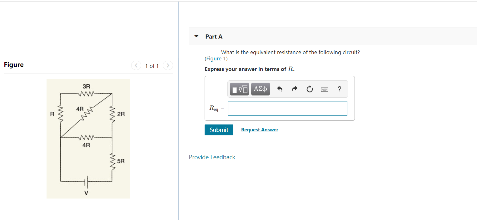 Solved Part A What is the equivalent resistance of the | Chegg.com