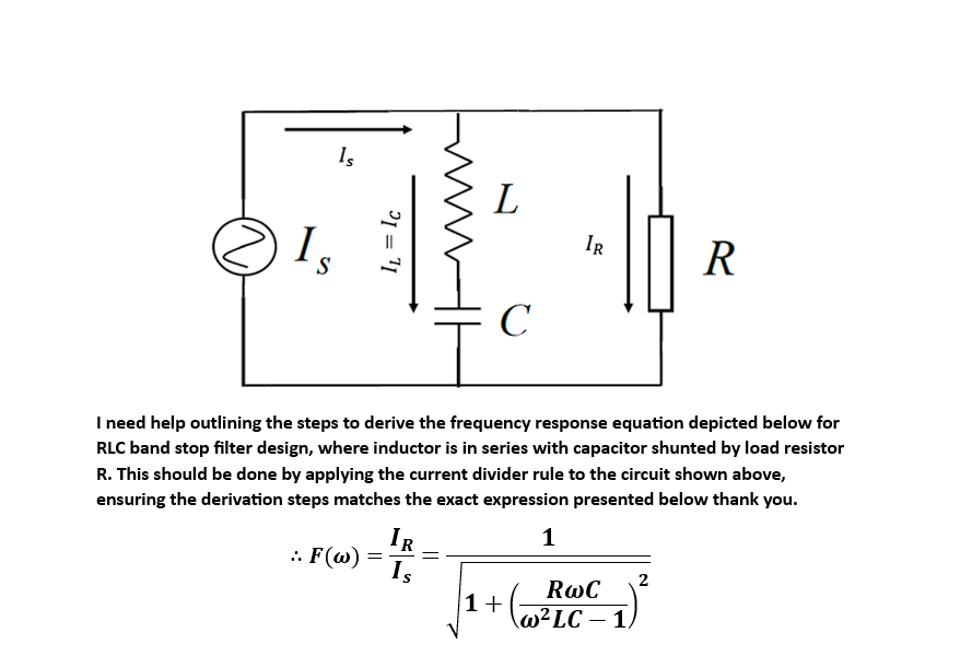 Solved I need help outlining the steps to derive the | Chegg.com