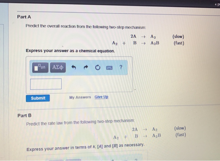 Solved Predict the overall reaction from the following | Chegg.com