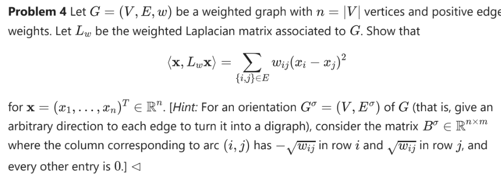 Solved Problem 4 Let G=(V,E,w) be a weighted graph with | Chegg.com