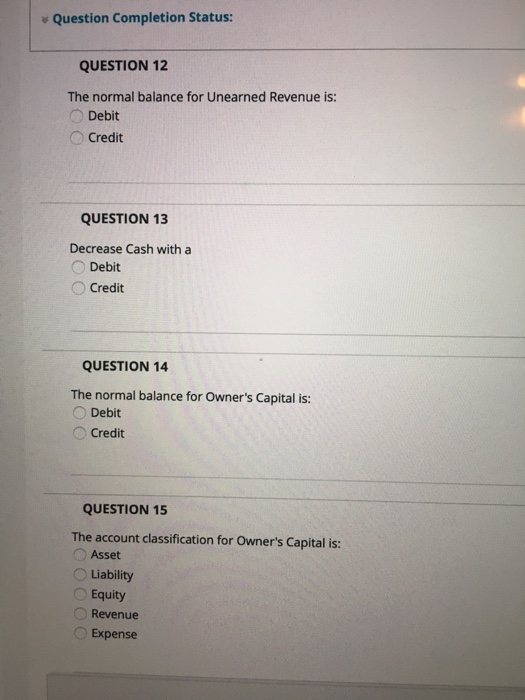 Solved Question Completion Status: QUESTION 12 The normal | Chegg.com
