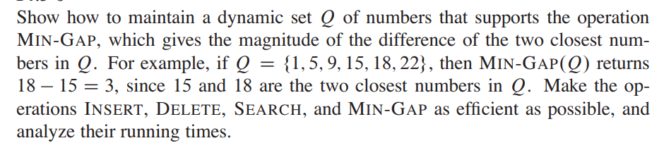 Solved Show how to maintain a dynamic set Q of numbers that | Chegg.com