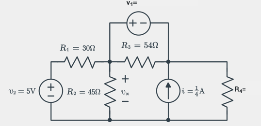 Solved Solve the next circuit with the supernodes method, | Chegg.com