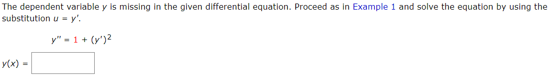 Solved The dependent variable y is missing in the given | Chegg.com