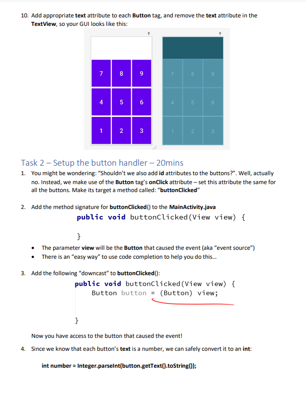 Solved Simple andriod app using Andriod studio Share | Chegg.com