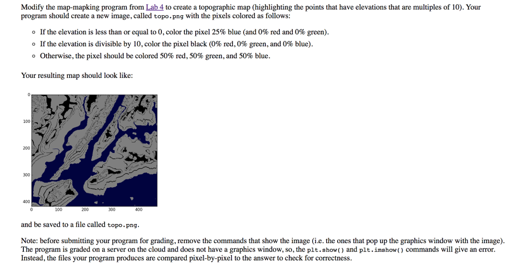 Modify The Map Mapking Program From Lab 4 To Create A 