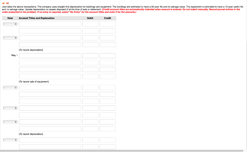 Solved Problem 10-5A (Part Level Submission) At December 31, | Chegg.com