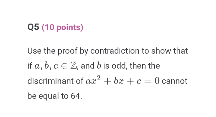 Solved Use the proof by contradiction to show that if | Chegg.com