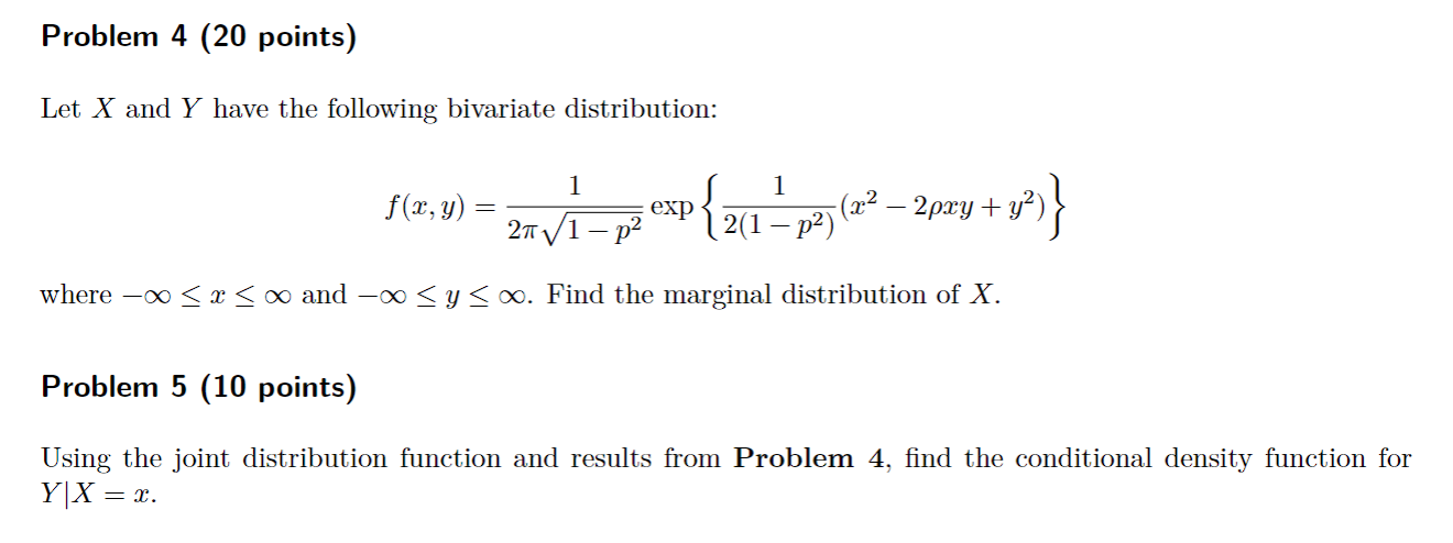 Solved Let X and Y have the following bivariate | Chegg.com
