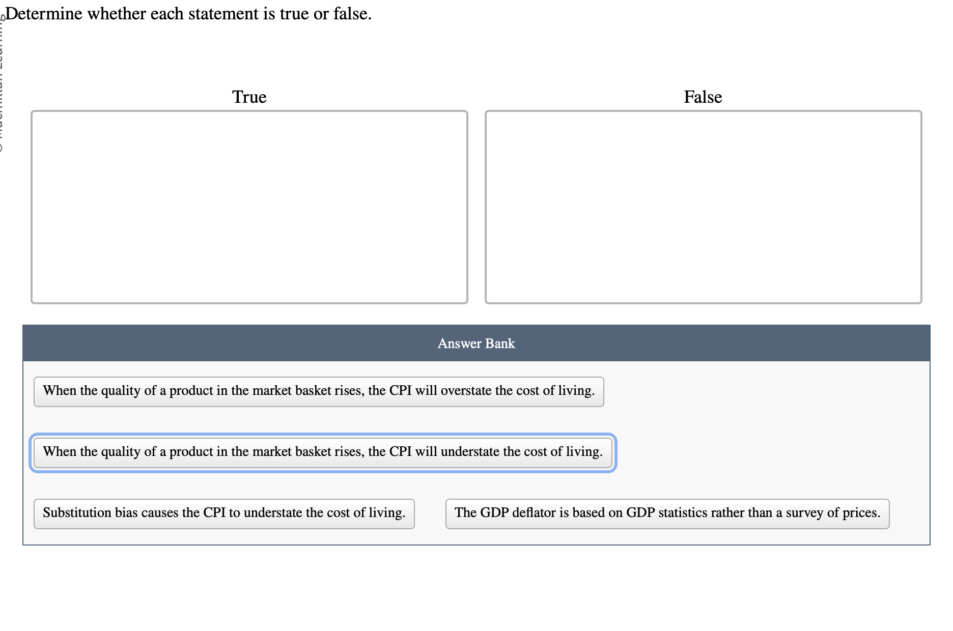 Solved Determine whether each statement is true or false. | Chegg.com