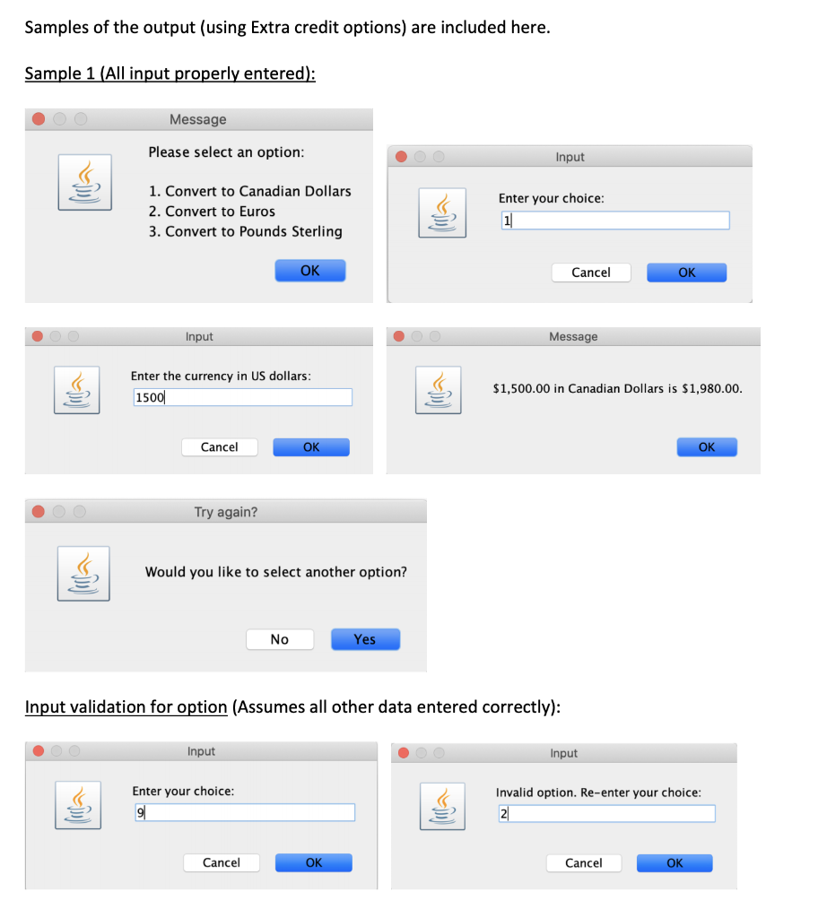 Solved Currency Conversion Menu Program Write a program that | Chegg.com