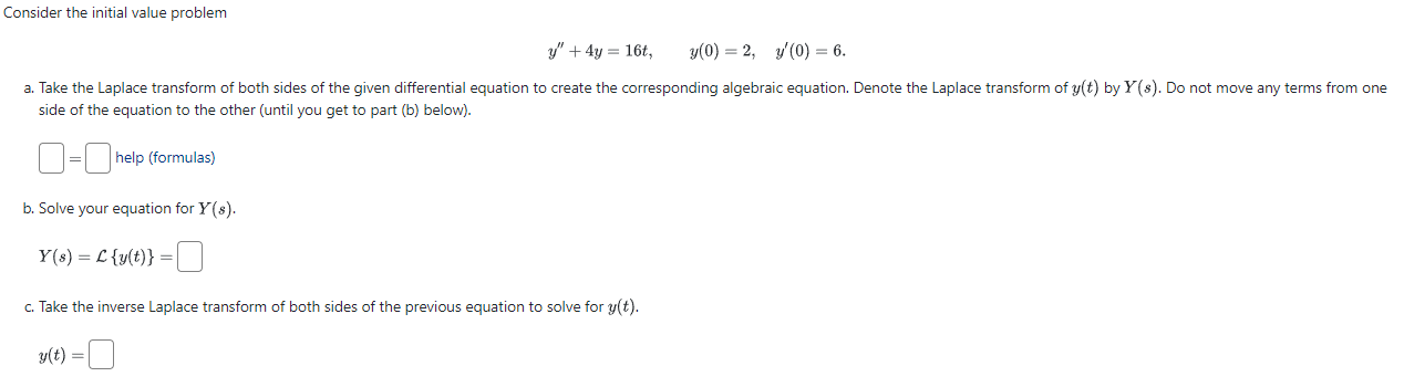 Solved Consider the initial value problem | Chegg.com
