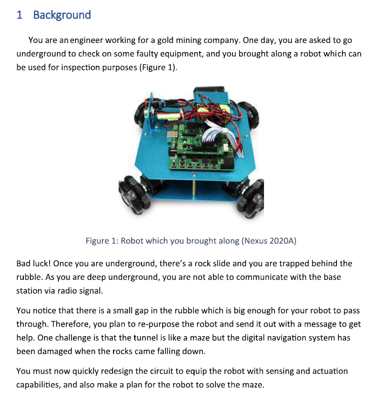 Question 10 Write a pseudo-code for the robot to | Chegg.com