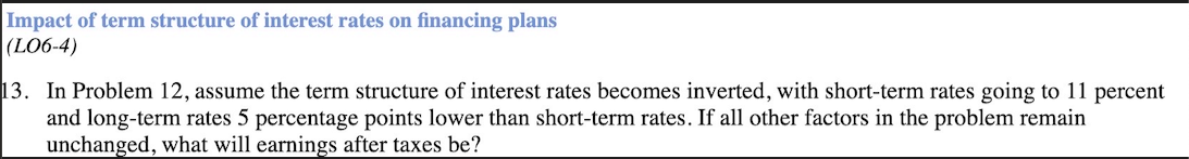Solved Matching asset mix and financing plans (LO6−3) 12. | Chegg.com