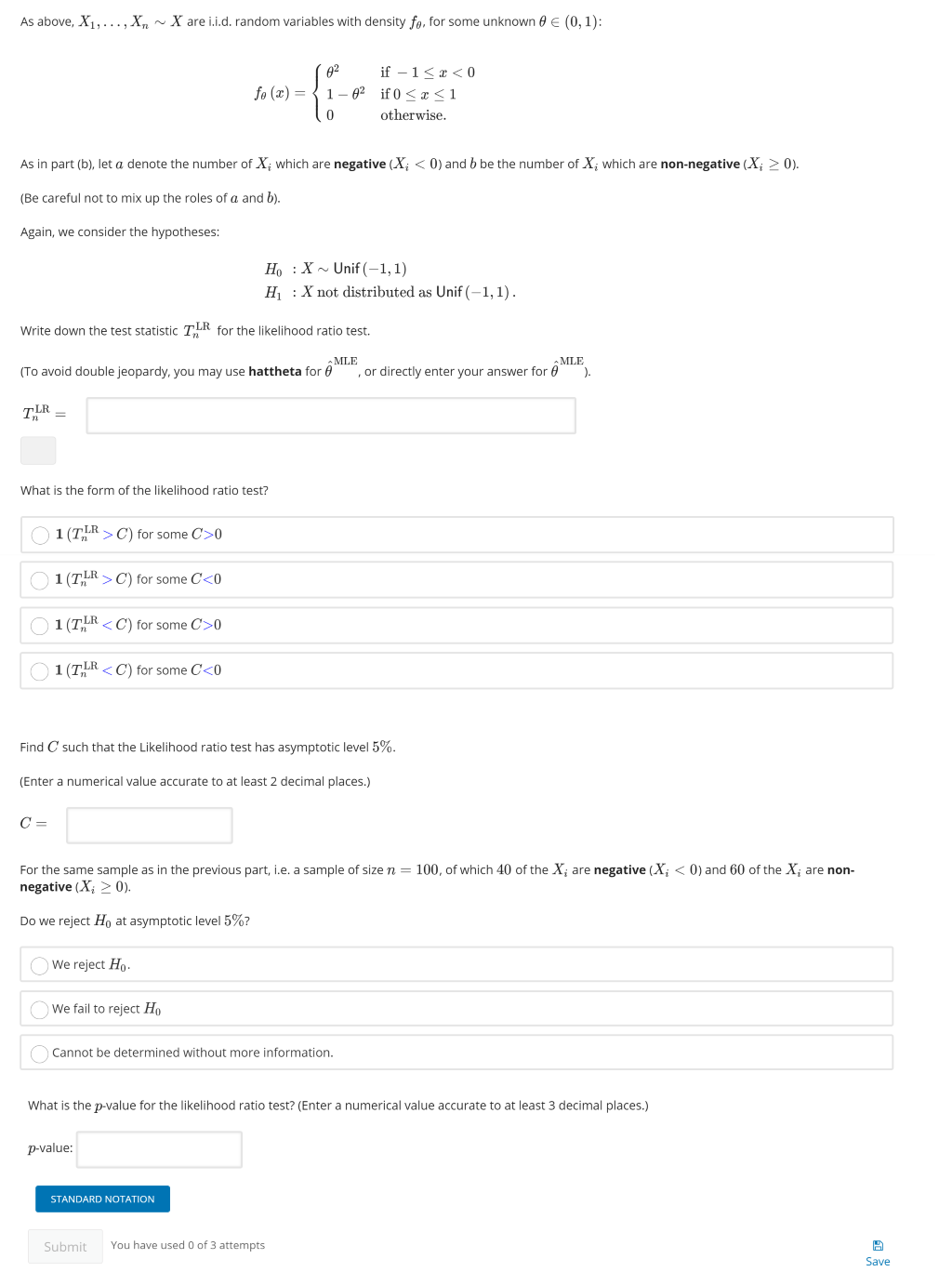 Solved As above, X1,..., XX are i.i.d. random variables with | Chegg.com