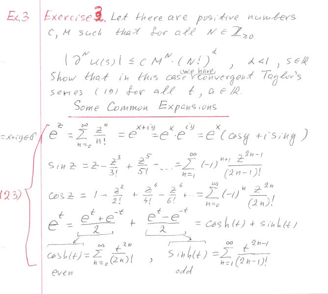 Solved Exercise 2. Let there are positive numbers c, M such | Chegg.com