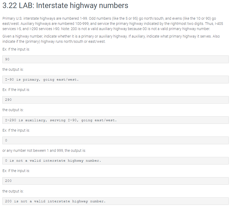 Solved Primary U.S. interstate highways are numbered 1-99. | Chegg.com