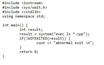 Solved System() function call and Linux Commands Due | Chegg.com