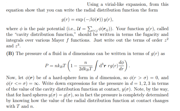 The Radial Distribution Function G R Describes The