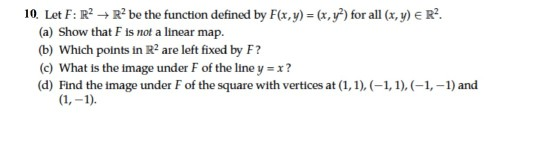 Solved 10. Let F: R2 + R be the function defined by F(x,y) = | Chegg.com