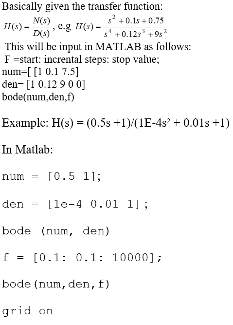 Solved Basically given the transfer function: H(s)=D(s)N(s), | Chegg.com