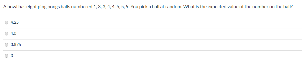 Solved A bowl has eight ping pongs balls numbered | Chegg.com