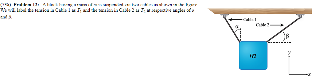 Solved (7%) Problem 12: A block having a mass of mis | Chegg.com