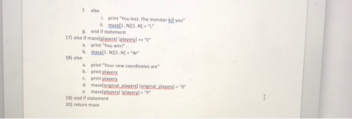 Hw1 Algorithms Key Create Maze Algorithm 1 Function 8470