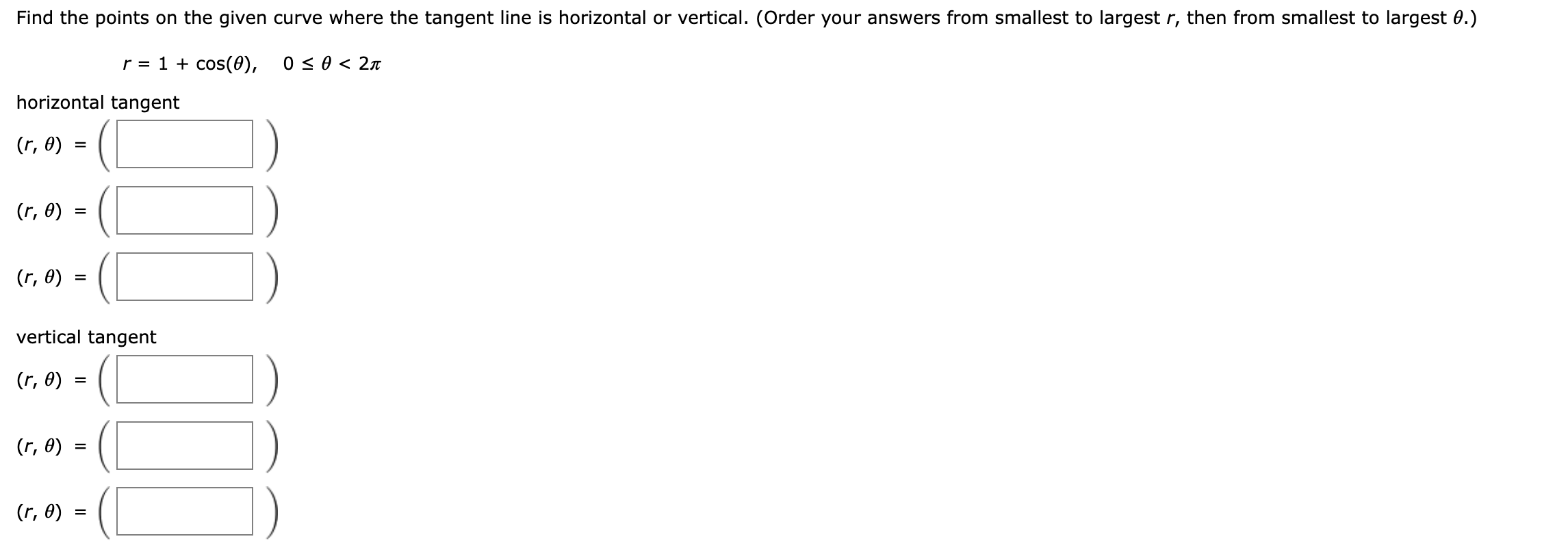 Solved Find the points on the given curve where the tangent | Chegg.com