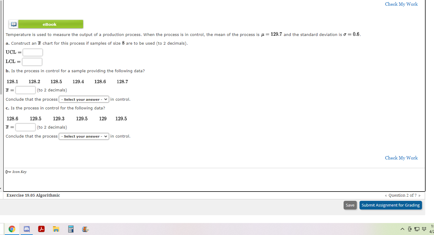 Solved Check My Work eBook Temperature is used to measure | Chegg.com