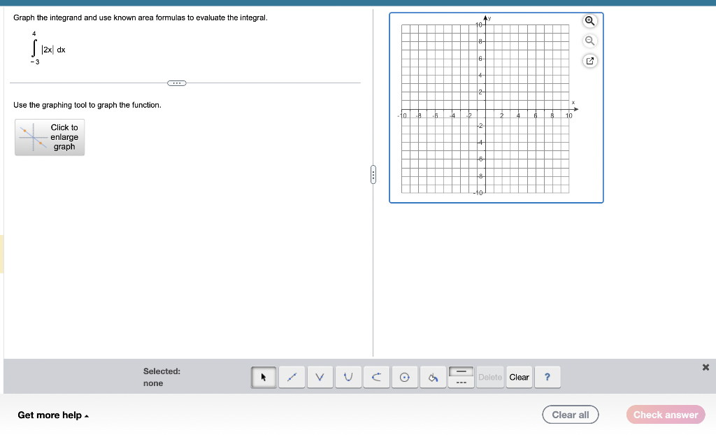 Solved Graph the integrand and use known area formulas to | Chegg.com