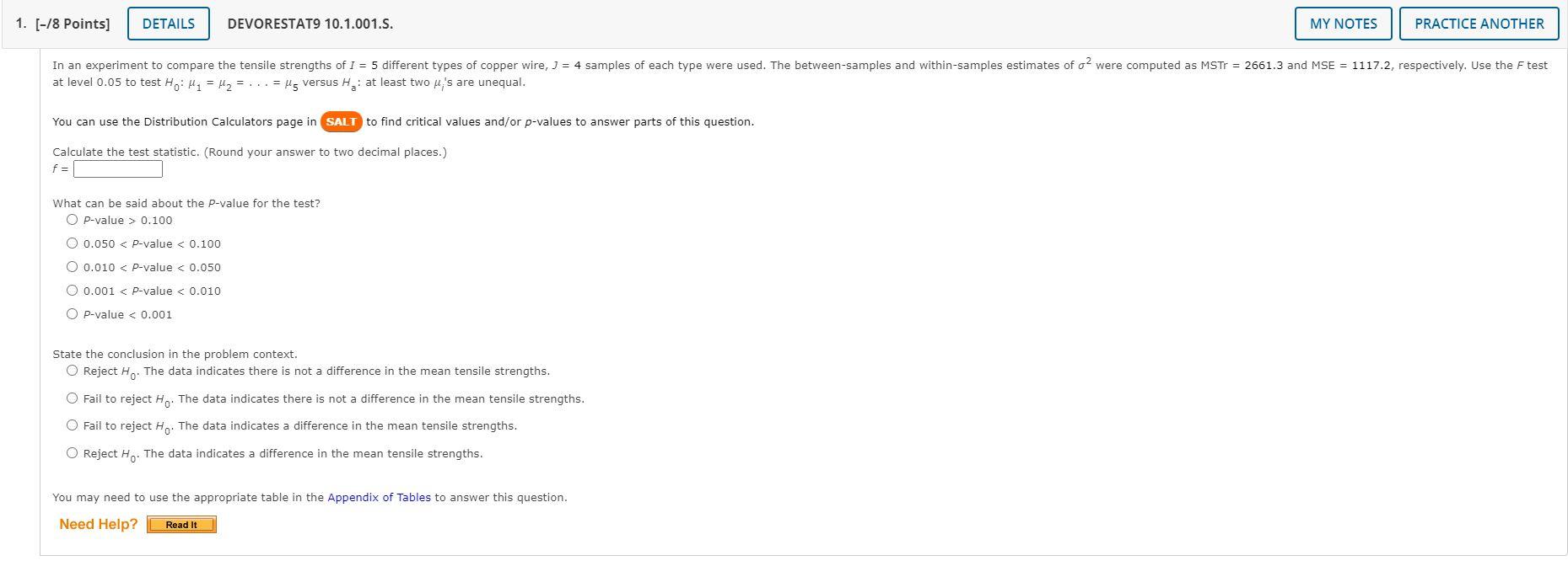 Solved 1. (-/8 Points] DETAILS DEVORESTAT9 10.1.001.S. MY | Chegg.com