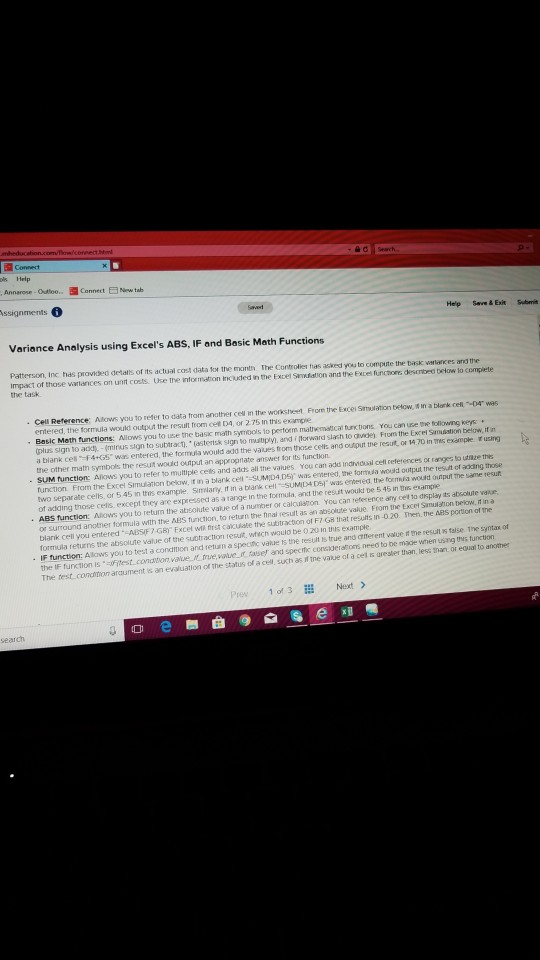 Solved Help Save&Exit Subrri Variance Analysis using Excel's | Chegg.com
