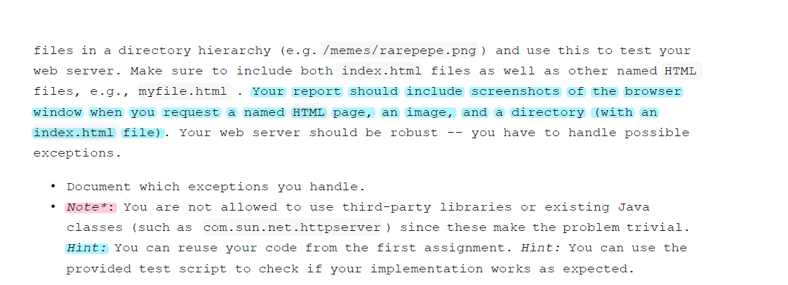 Problem 1 Implement A Simple Web Server That Accepts 0111