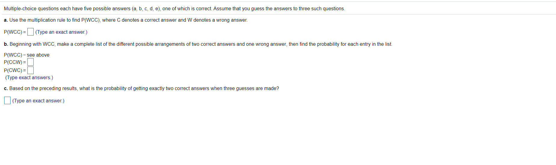 Solved Multiple-choice questions each have five possible | Chegg.com